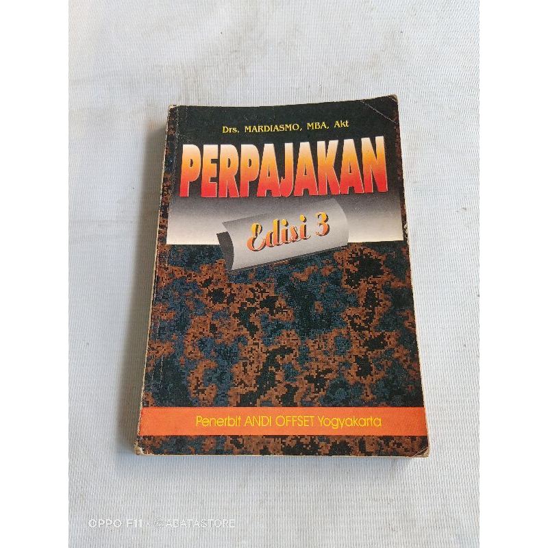 Jual BUKU PERPAJAKAN EDISI 3 DRS MARDIASMO MBA AKT | Shopee Indonesia
