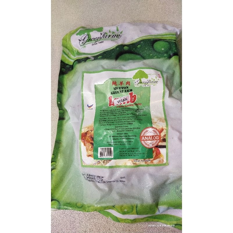 Jual Greenfarm VEGAN Lamb 800g mutton daging kambing vegan | Shopee ...