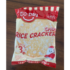 Jual HALAL Snack Rice Crackers GO-DAY | Biskuit Krekers Beras 16.5 gram ...