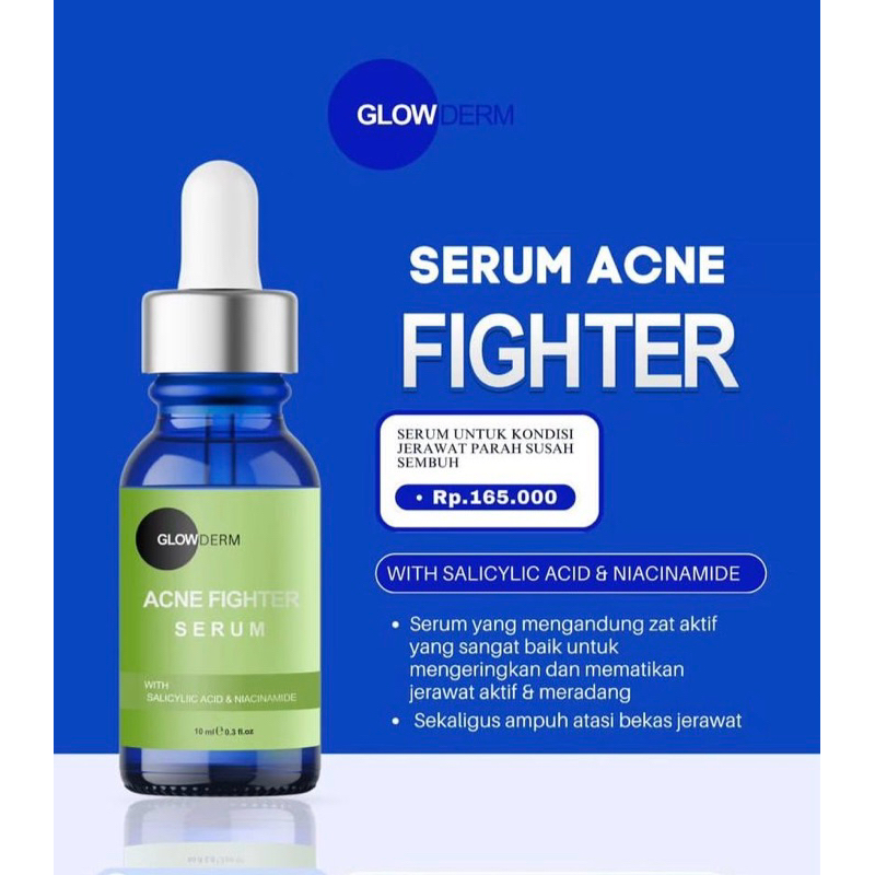 Jual SERUM ACNE FIGHTER GLOWDERM | Shopee Indonesia