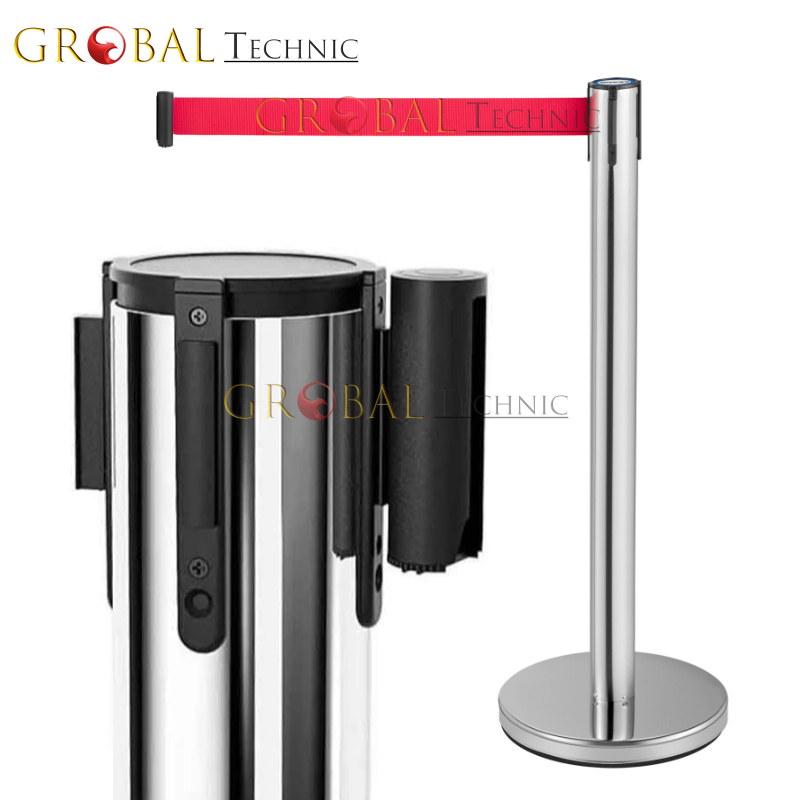 Jual Standing Barrier Queue Line 5Meter / Tiang Antrian Stainless ...