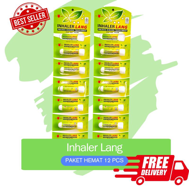 Jual 12 pcs Caplang Inhaler Lang Pereda Hidung Tersumbat karena Flu dan ...