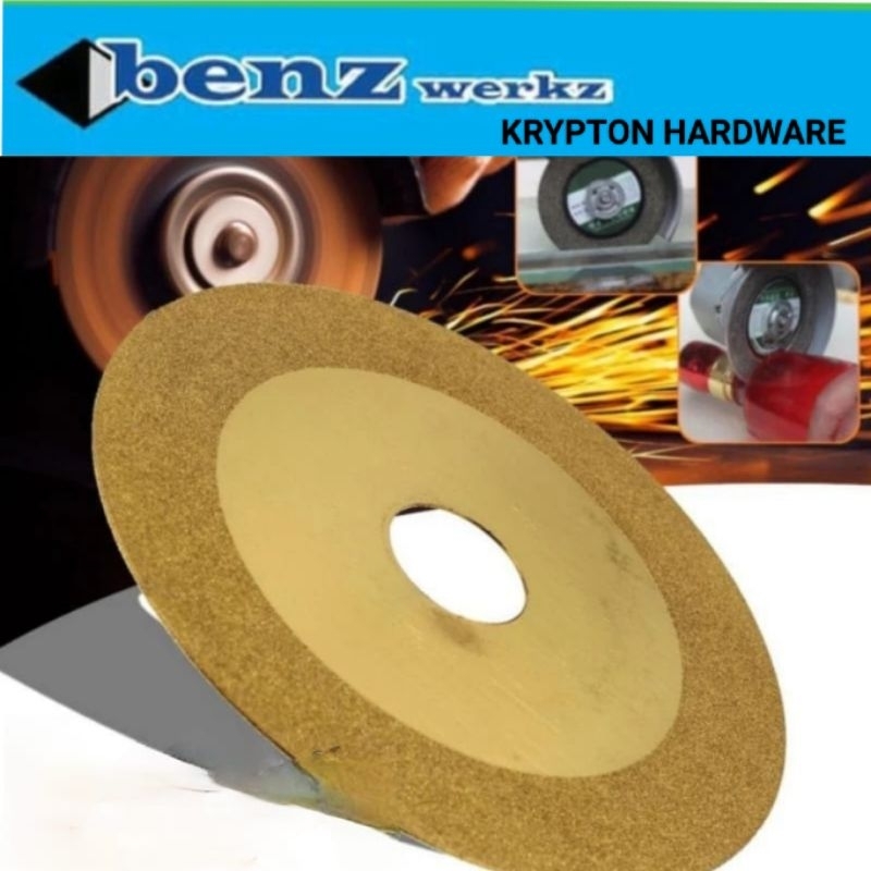 Jual Mata gerinda potong 4"x1mm kaca / batu / keramik / granite / pvc / fiber BENZ | Shopee ...