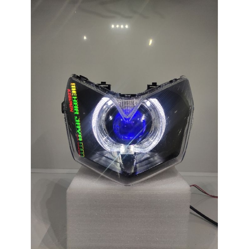 Jual LAMPU DEPAN ALA PROJIE BILED SUPRA X 125 BATMAN KARBU SEMI ALA ...