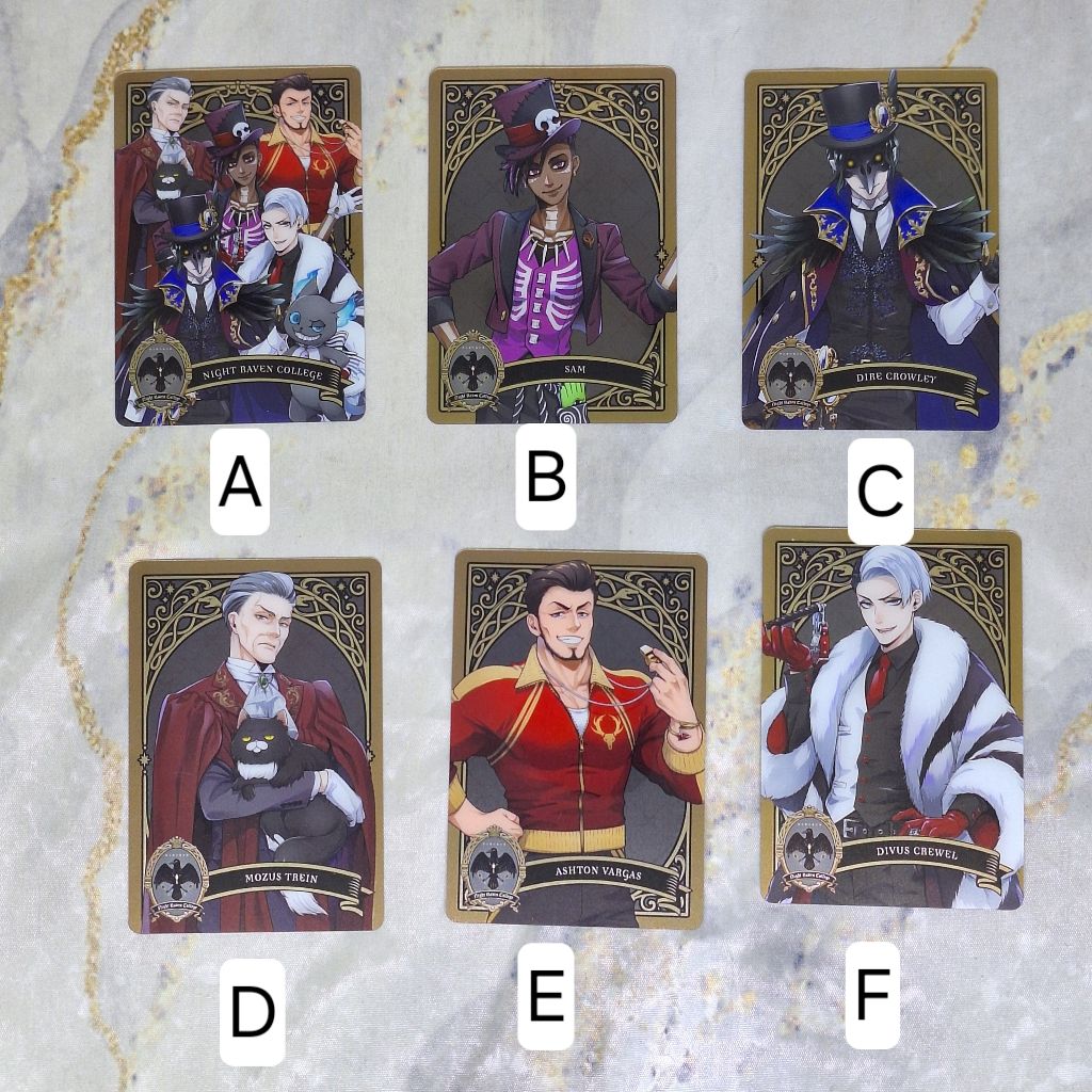 Jual Twisted Wonderland Metal Card Night Raven College Kartu | Shopee ...