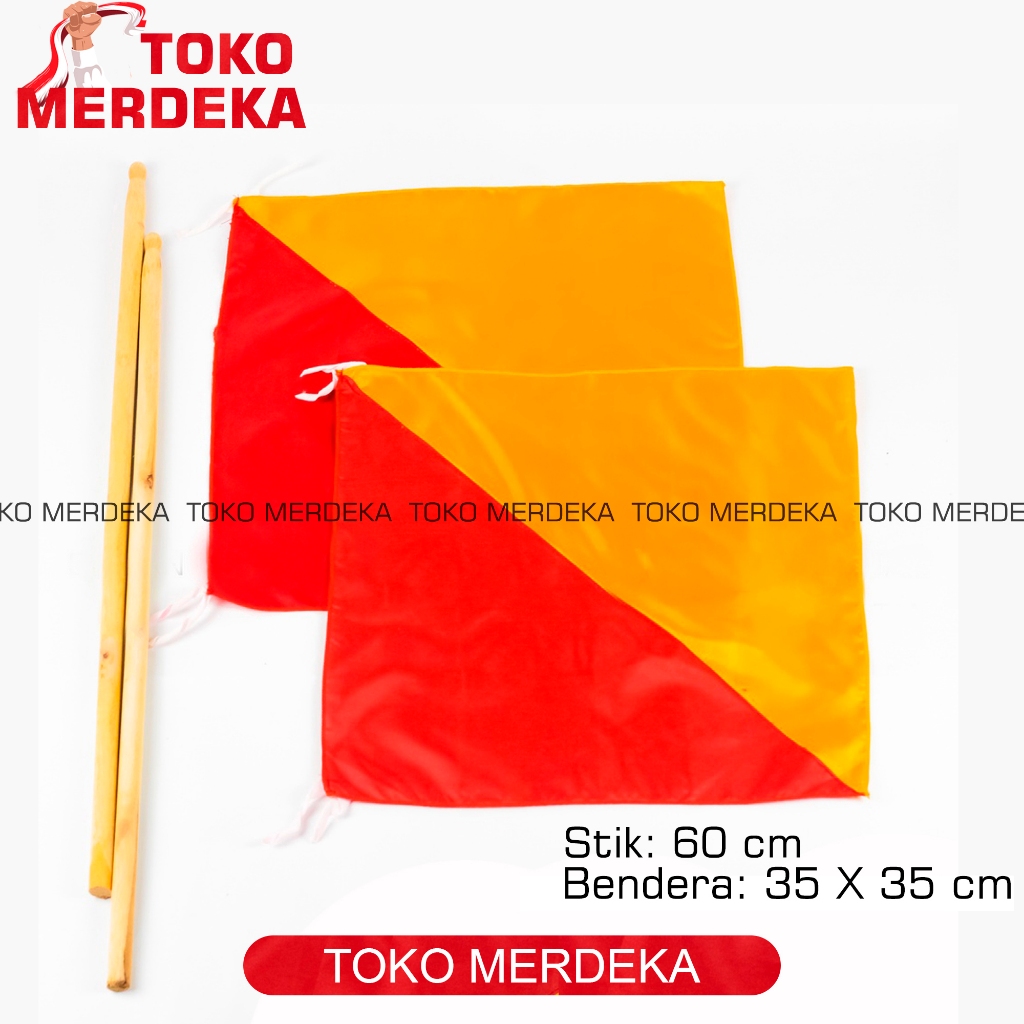 Jual Bendera Semafor dan Stik / Semaphore dan stik | Shopee Indonesia