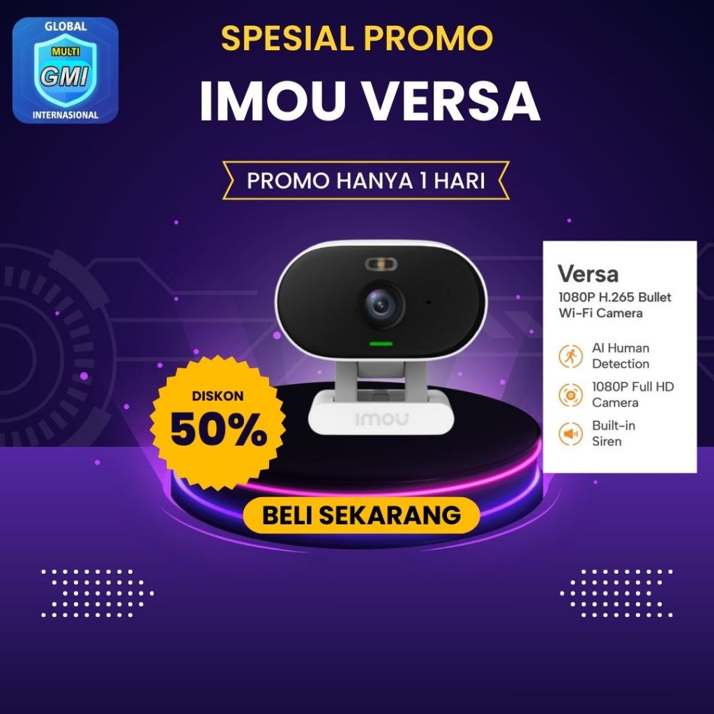 Jual CCTV IMOU VERSA IPC-C22FP-C 2MP SMART WIFI SPY CAMERA MINI COLOR ...