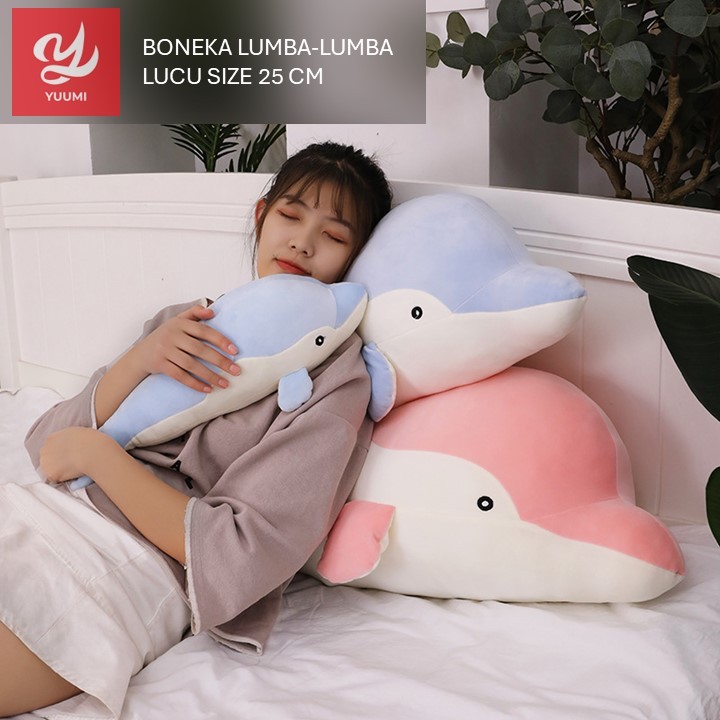 Jual YUUMI - Boneka Tidur Lumba-Lumba Lucu Perempuan Bantal Dolphin ...