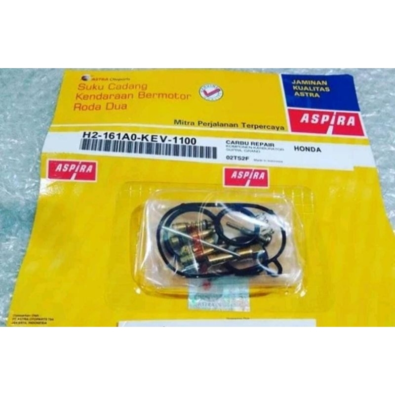 Jual REPAIR KIT KARBURATOR SUPRA GRAND LEGENDA ORIGINAL ASPIRA H2-161A0 ...