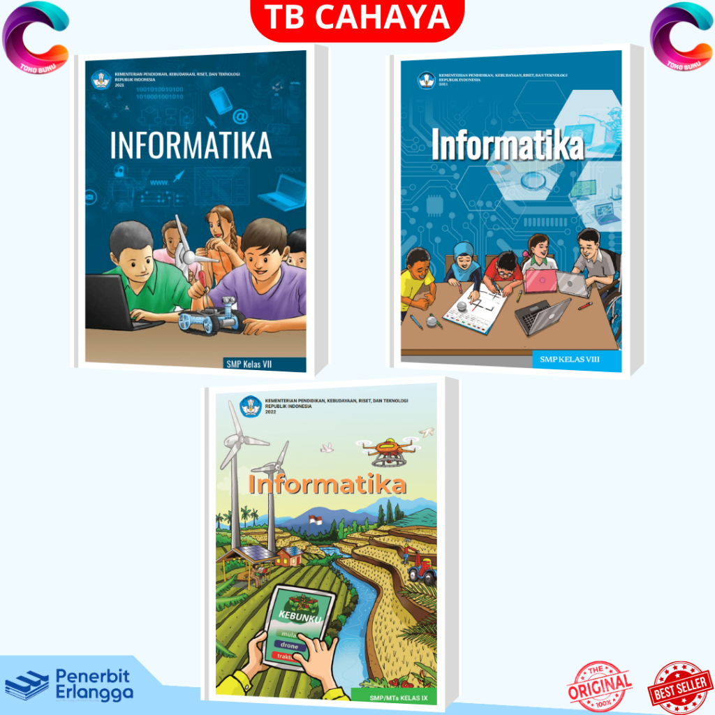 Jual BUKU INFORMATIKA SMP KELAS 7 8 9 VII VIII IX Kurikulum MERDEKA 2021 KEMENTRIAN PENDIDIKAN ...