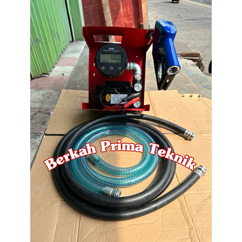 Jual Pompa Transfer Solar Fuel Transfer Dispenser Flow Meter Oval Gear ...