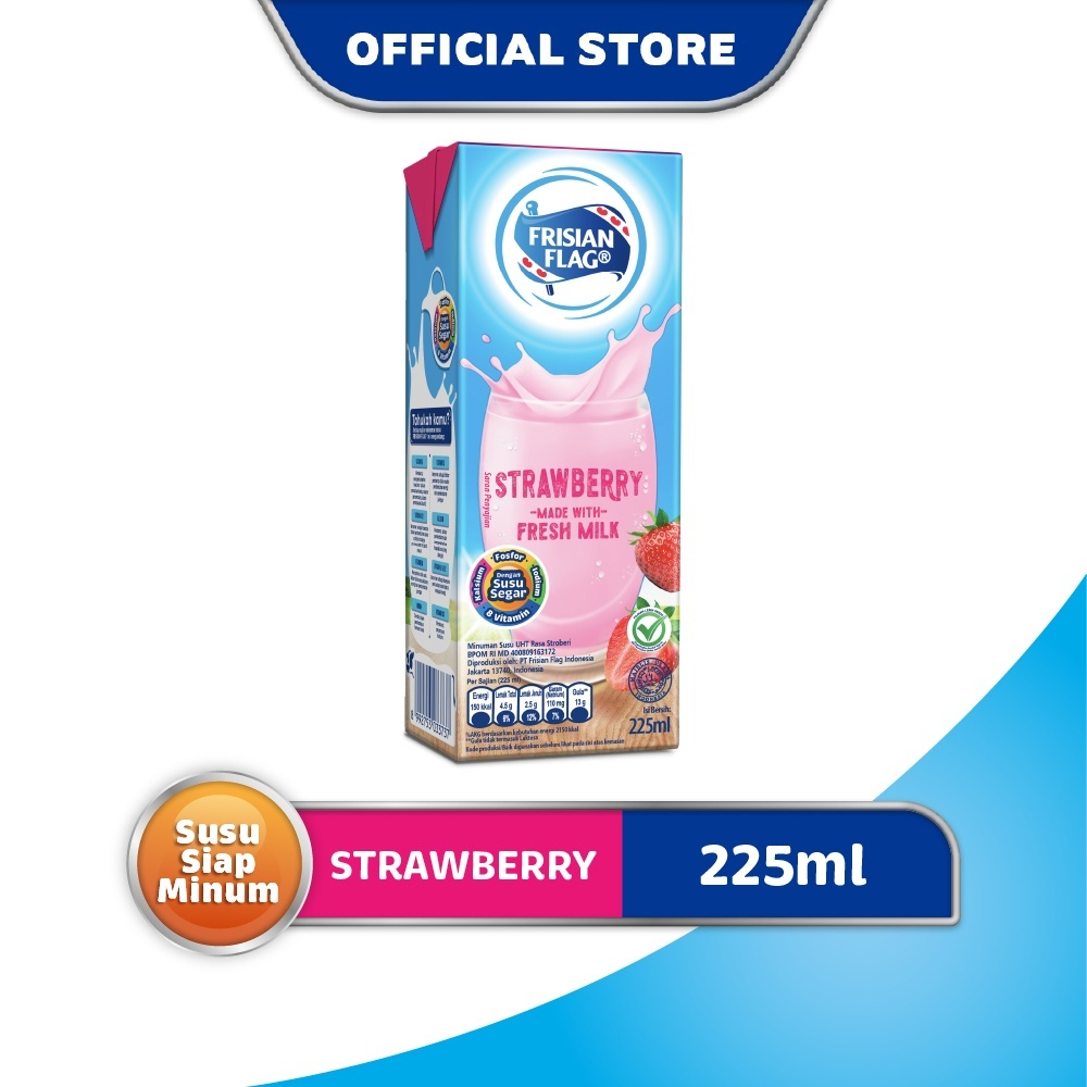Jual frisian flag uht strawberry 225ml - susu uht frisian flag ... Jual frisian flag uht strawberry 225ml - susu uht frisian flag ...