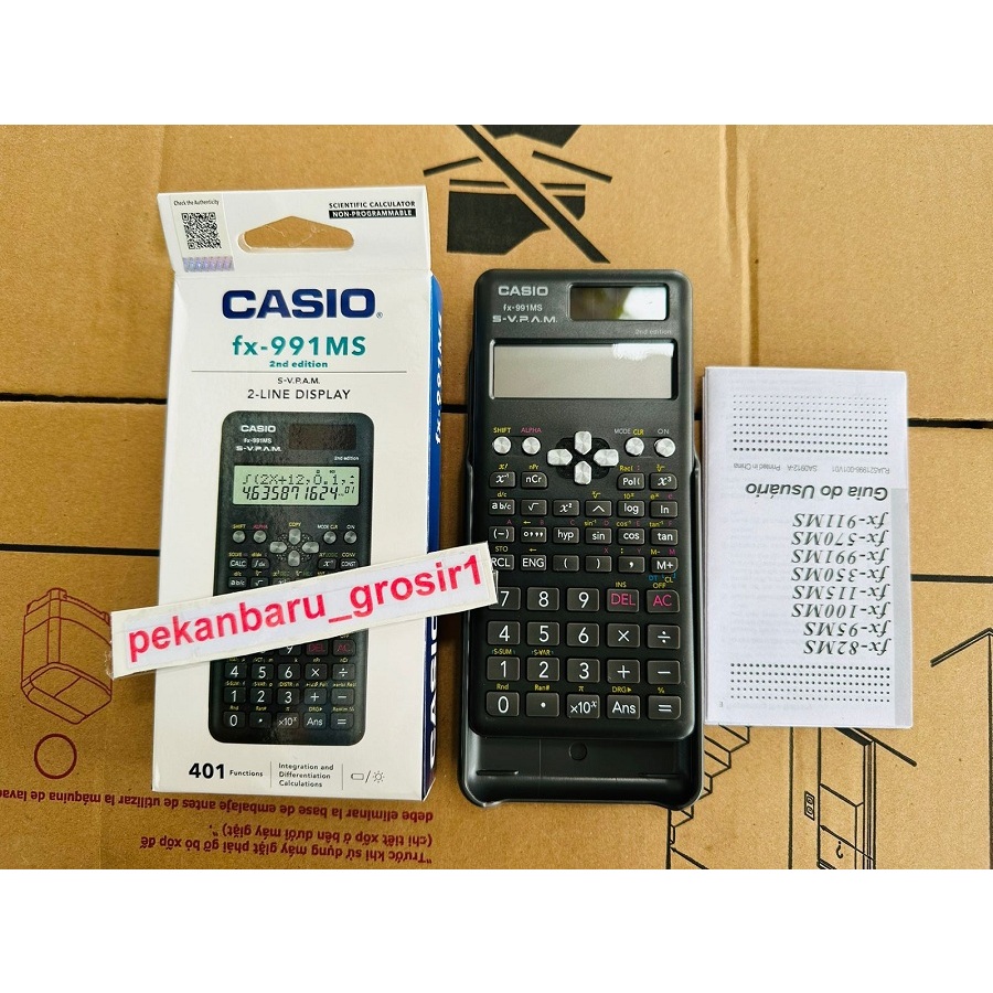 Jual Kalkulator Scientific SAINS ILMIAH Casio Fx-991ms Fx 991 Ms 991MS FX991MS 401 FuncTION ...