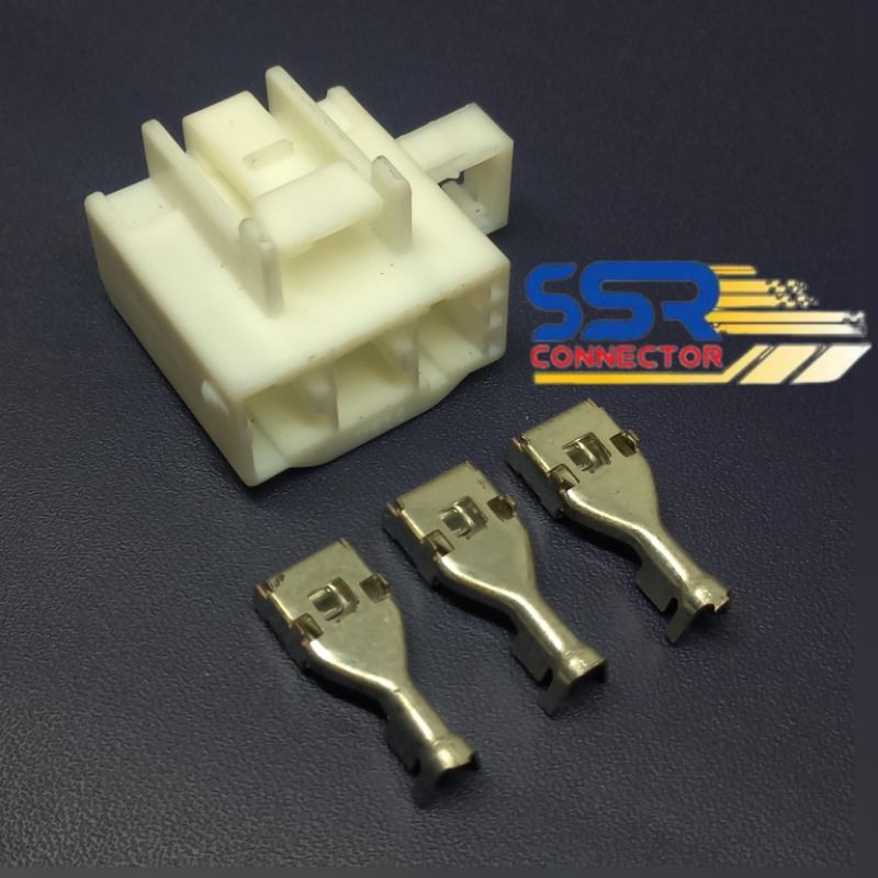 Jual SOKET KONEKTOR KIPROK SPUL ECU ACG PIN 3 YAMAHA AEROX NMAX LEXY ...