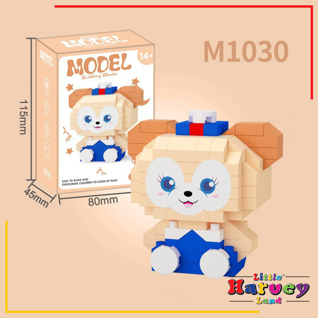 Jual Mainan anak PUZZLE BALOK SUSUN DISNEY 3D DIY Mainan Edukasi Bayi ...