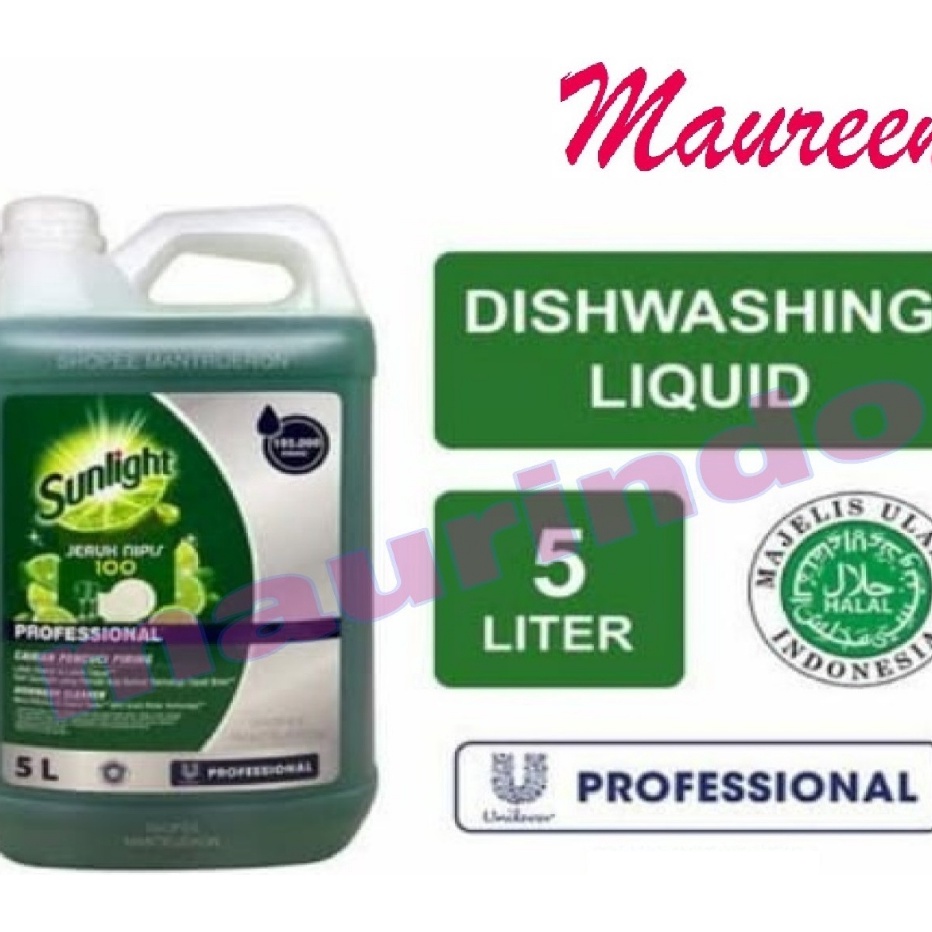 Jual Keunikan yang melampaui ekspektasi COD SUNLIGHT PROFESSIONAL 5 L Sabun Cuci Piring ...