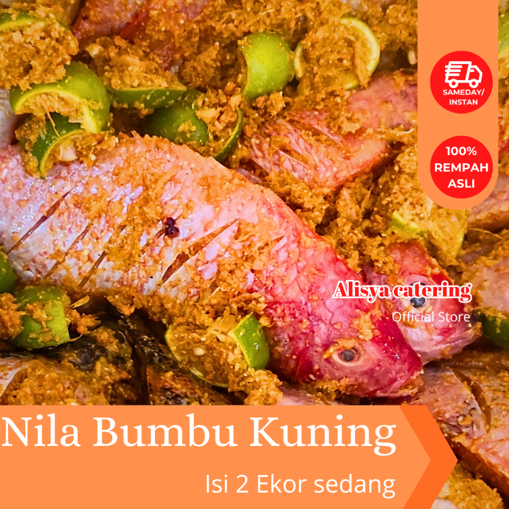 Jual Nila bumbu kuning rempah isi 2 ekor 400-450gram | Shopee Indonesia