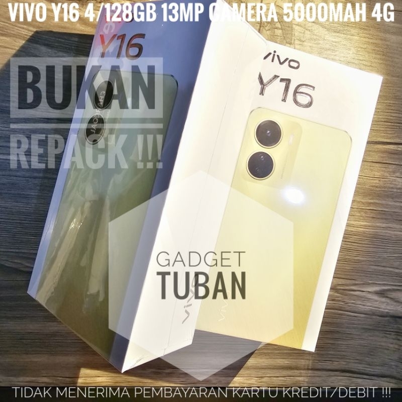 Jual Vivo Y16 4/128 GB 13MP Camera 5000mAh 4G | Shopee Indonesia