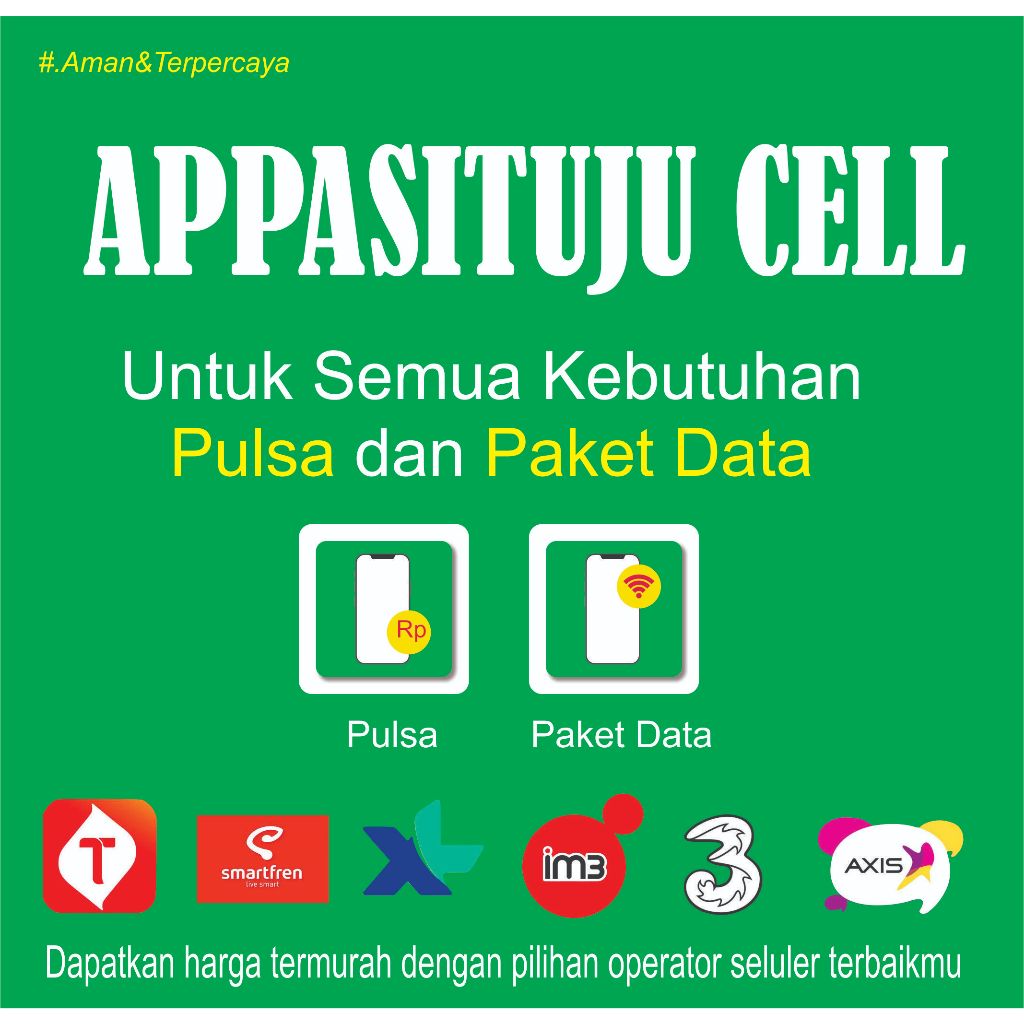 Jual Pulsa All-Operator(55k,60k,65k,70k,75k) | Shopee Indonesia