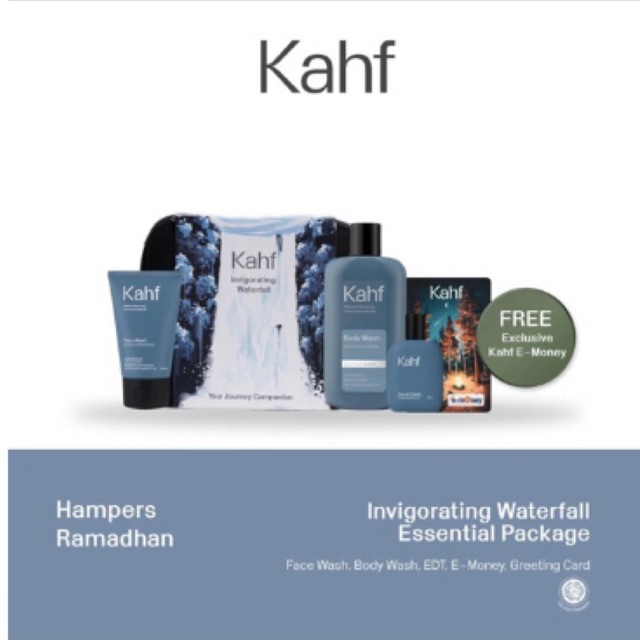Jual KAHF Invigorating Waterfall Essential Package (orginal product ...