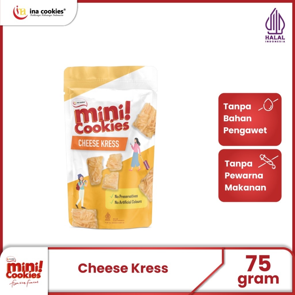 Jual Ina Cookies Mini CHEESE KRESS | Shopee Indonesia