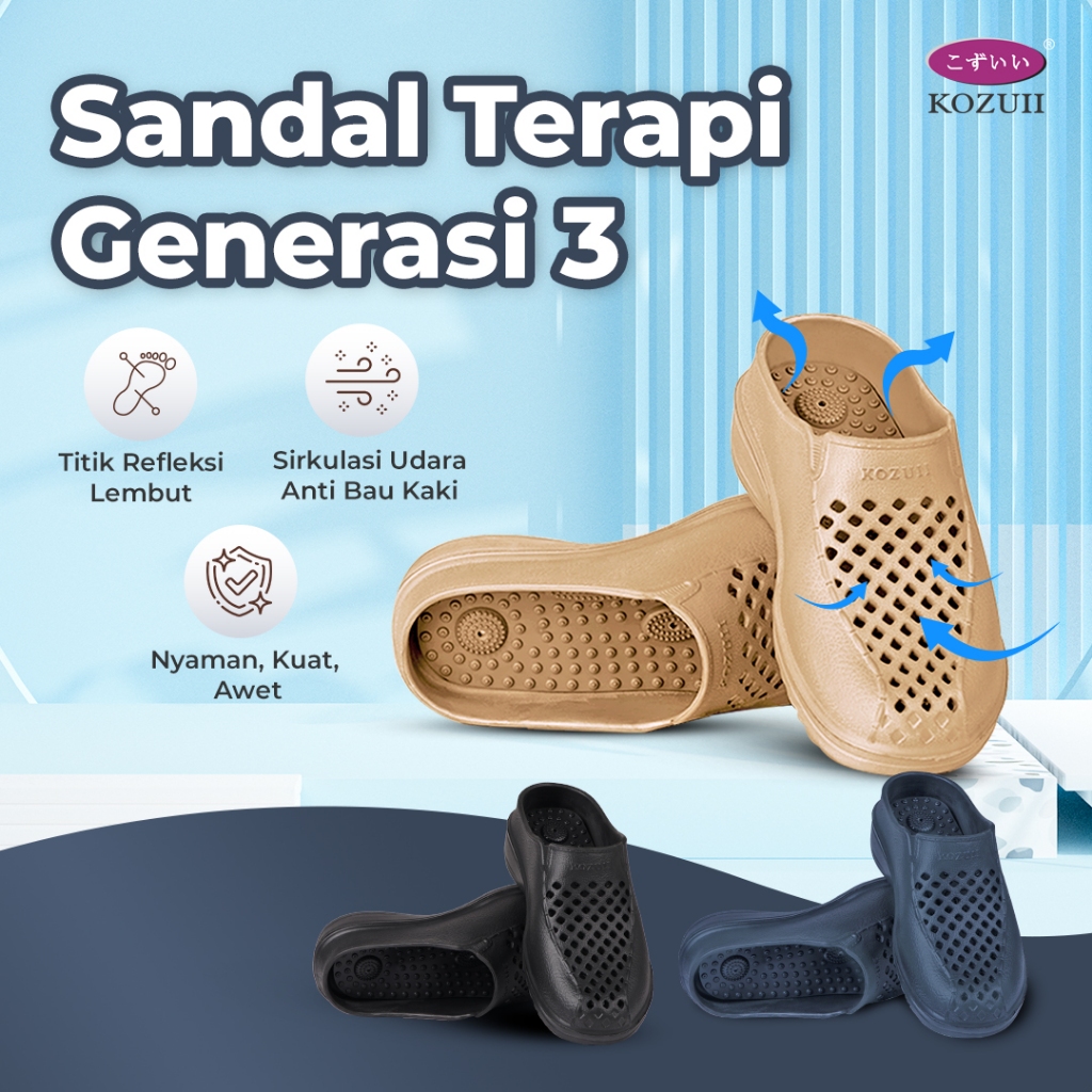 Jual Jaco Sandal Terapi Generasi 3 Sandal Kesehatan Pria | Shopee Indonesia