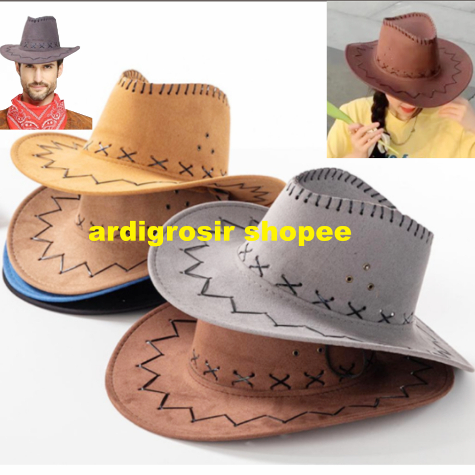 Jual Topi Cowboy Amerika Laken Dewasa - Topi Koboy Fashion Murah ...