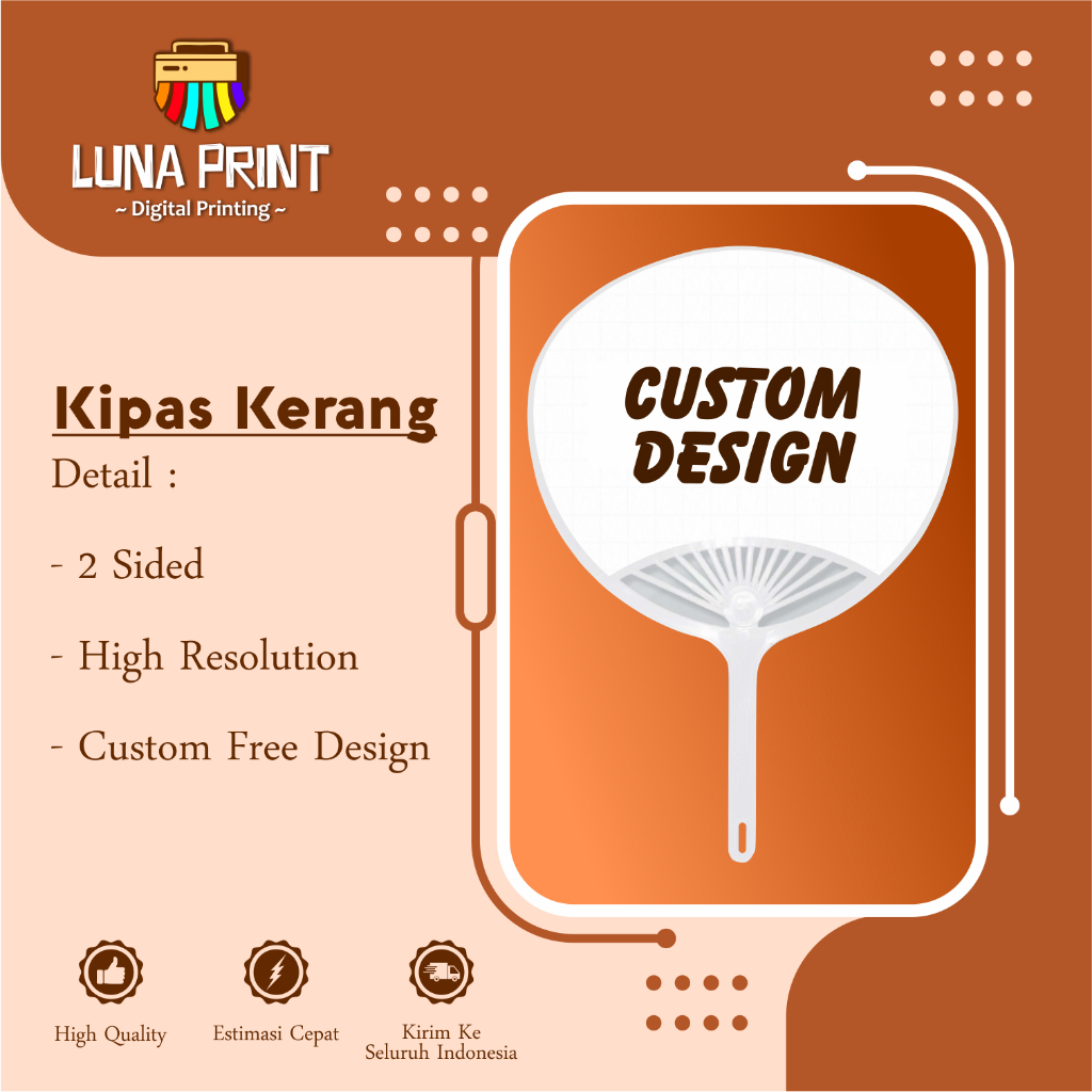 Jual Kipas Kerang Custom | Shopee Indonesia