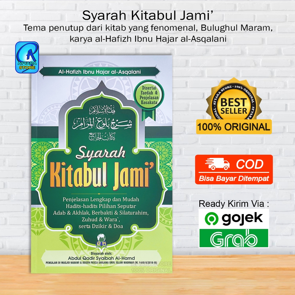Jual Syarah Kitabul Jami - Ibnu Hajar al Asqalani - Hadits Seputar Adab ...
