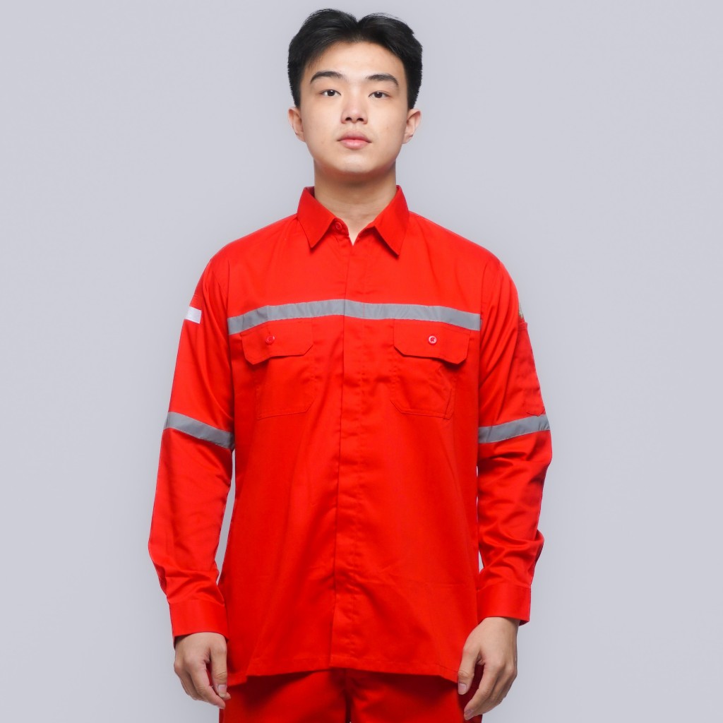 Jual Seragam Wearpack Baju Safety Proyek Bengkel Mekanik Teknik Tambang ...