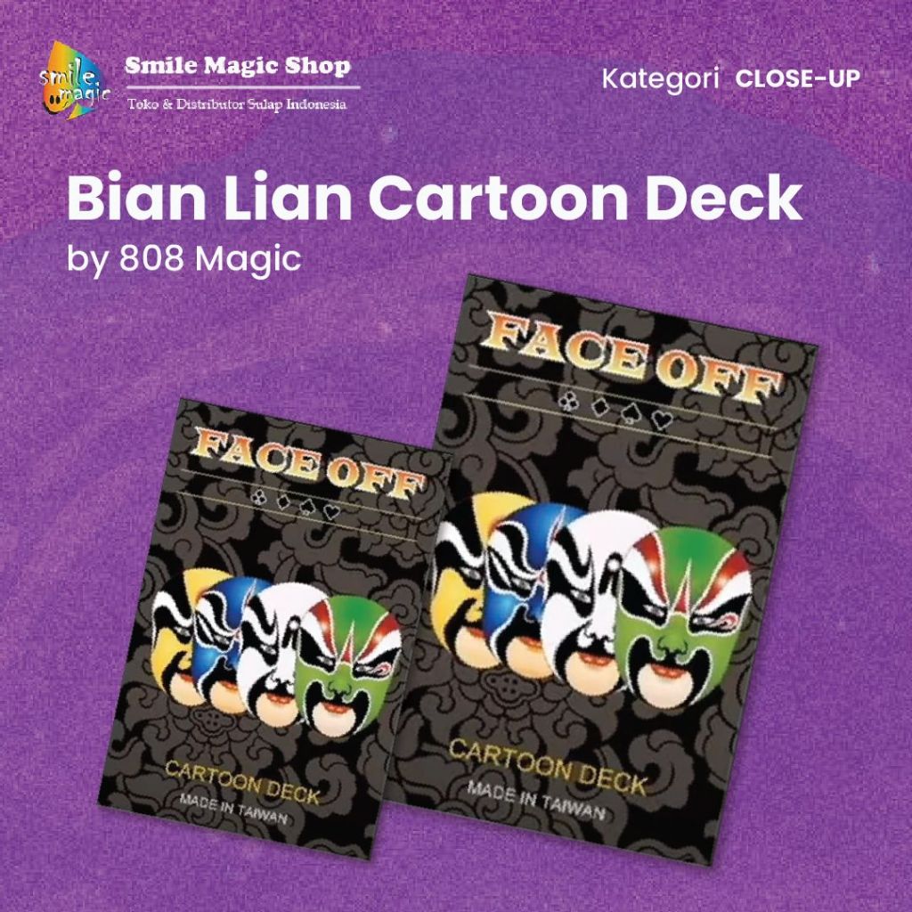 Jual Alat Sulap - Bian Lian Cartoon Deck by 808 Magic - Smile Magic ...