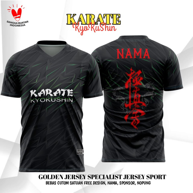 Jual JERSEY KARATE TERBARU 2024 GRATIS CUSTOM SESUKA HATI/ JERSEY KARATE FULL PRINTING/TAEKWONDO ...