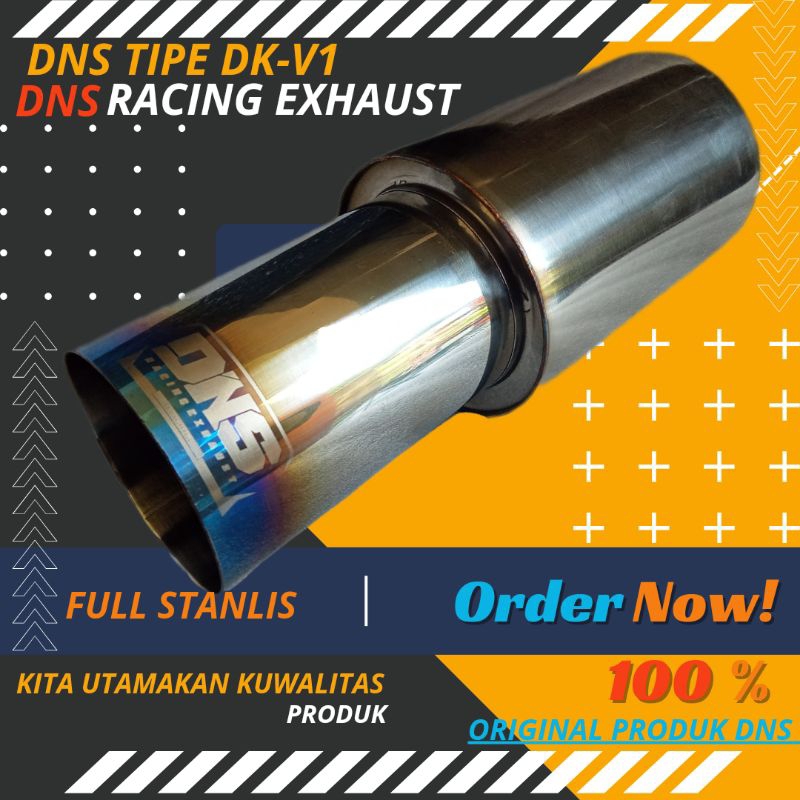 Jual KNALPOT MOBIL RACING DNS TIPE DK-V1 FULL STANLIS ORIGINAL PRODAK ...