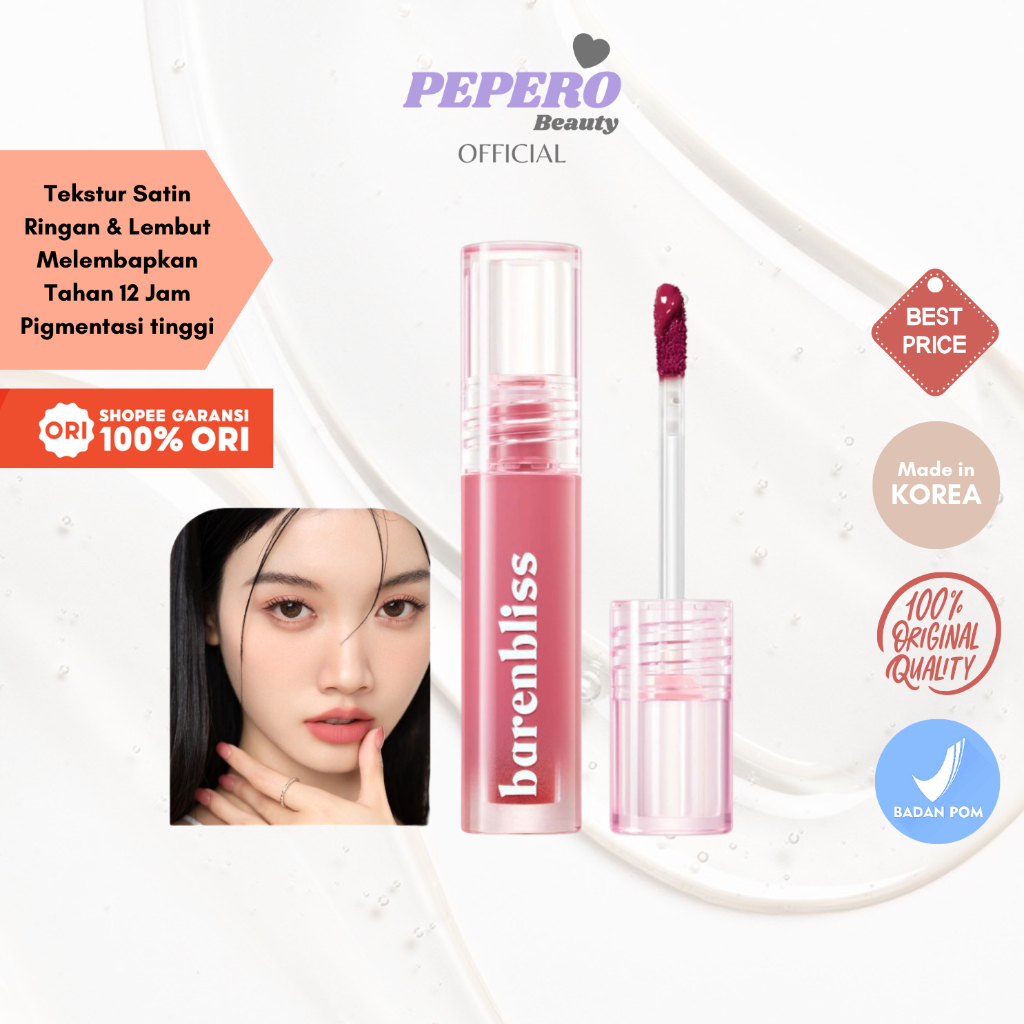Jual BNB BARENBLISS Apple Makes Adorable Mousse Tint Lipstick | Shopee ...
