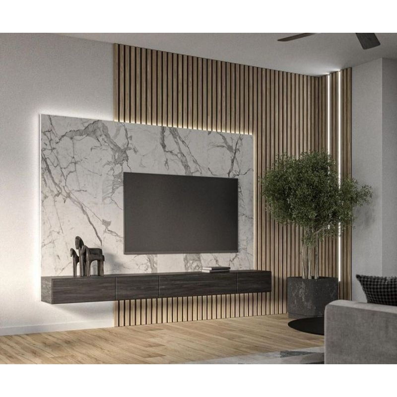 Jual UPVC Marmer Panel Marmer Sheet Backdrop TV Multiplex Pelapis ...