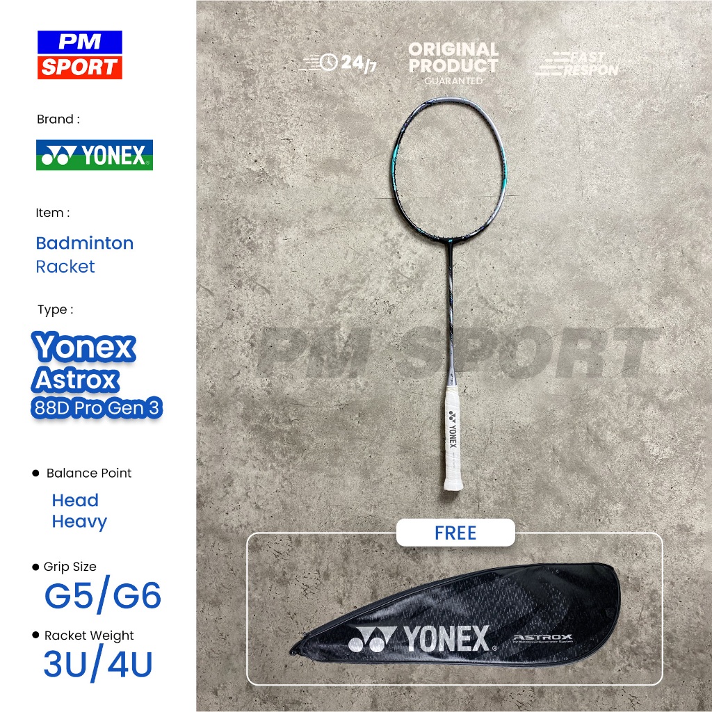 Jual RAKET BADMINTON / BULUTANGKIS YONEX ASTROX 88D PRO 88 D NEW GEN ...