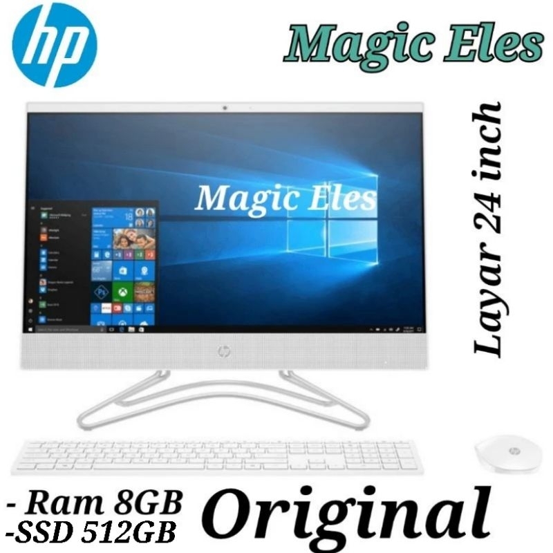 Jual PC AIO HP TPC -Q046-24 intel Core i5 -8250U Ram 8GB SSD 512GB ...