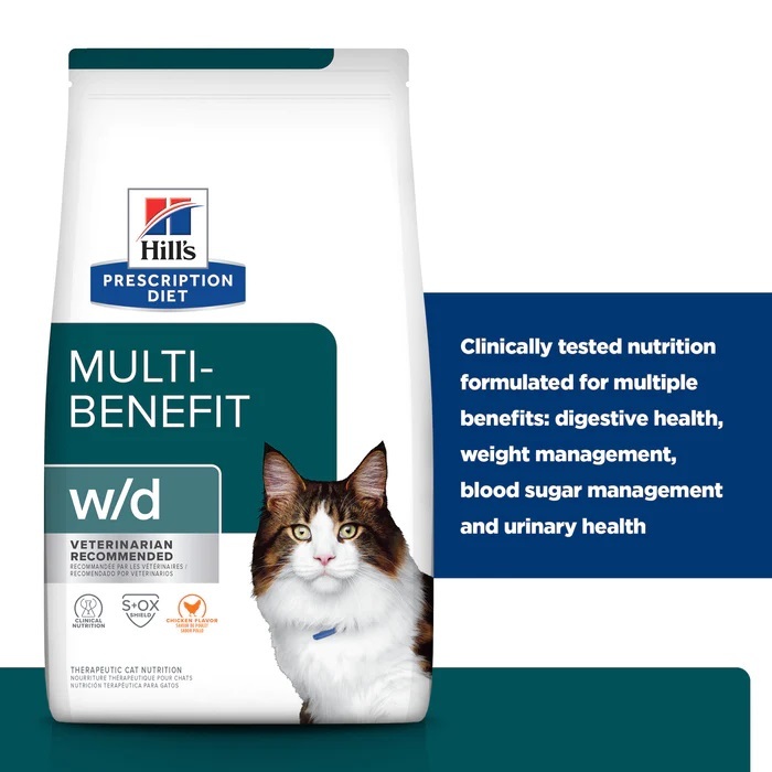 Jual Hill's Prescription Diet W/D Digestive / Weight Management Dry Cat ...