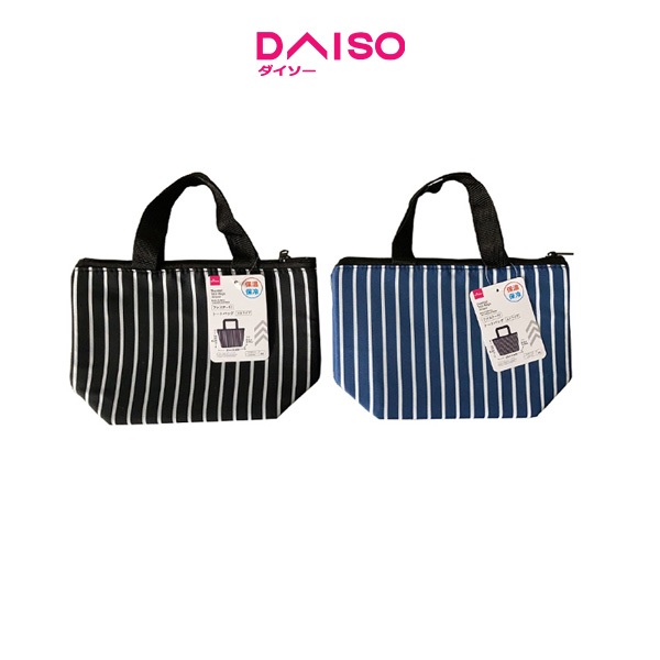 Jual Daiso Thermal Tote Bags- Striped- | Shopee Indonesia