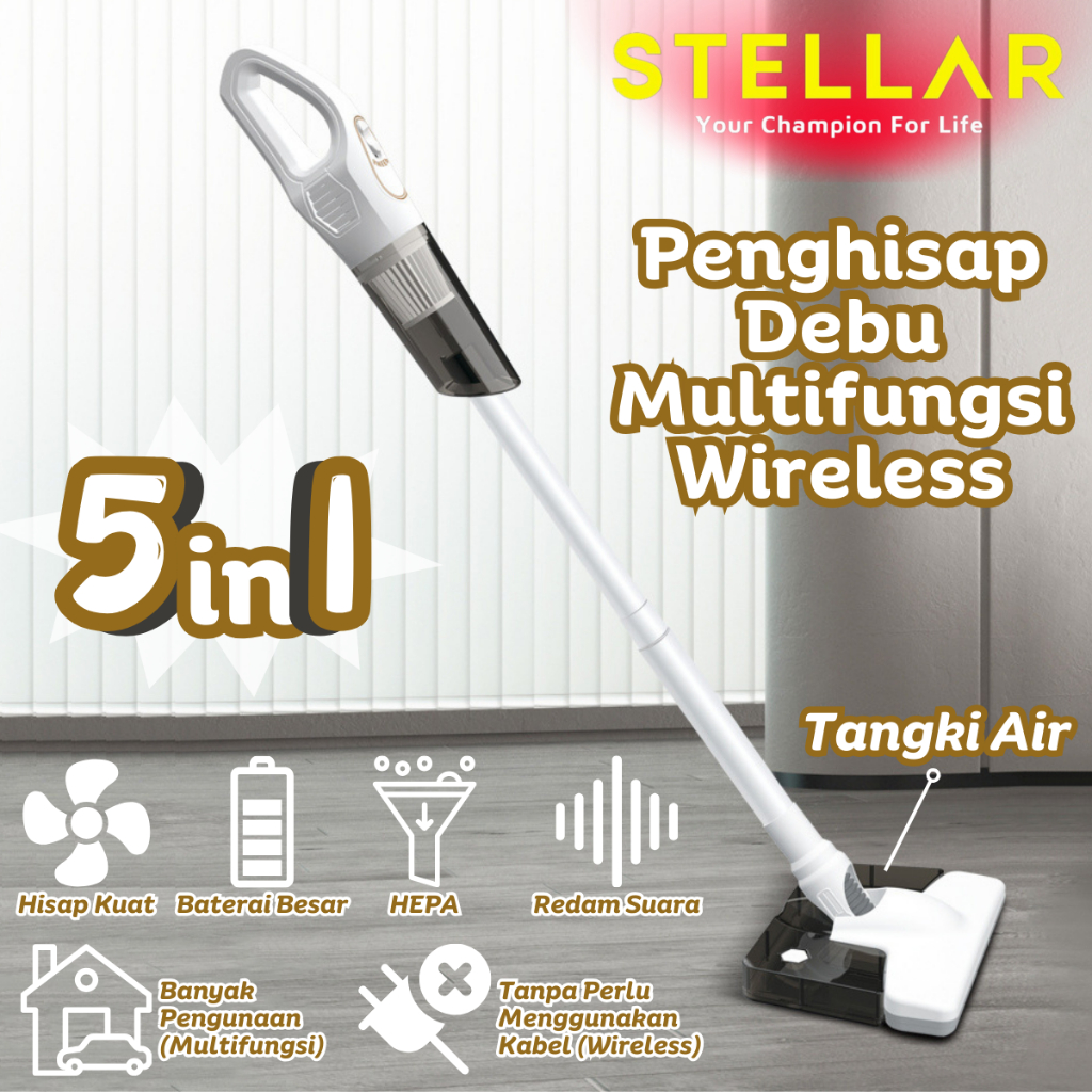 Jual Penyedot Debu Portable Wireless Multifungsi 5 in 1 | Penghisap ...