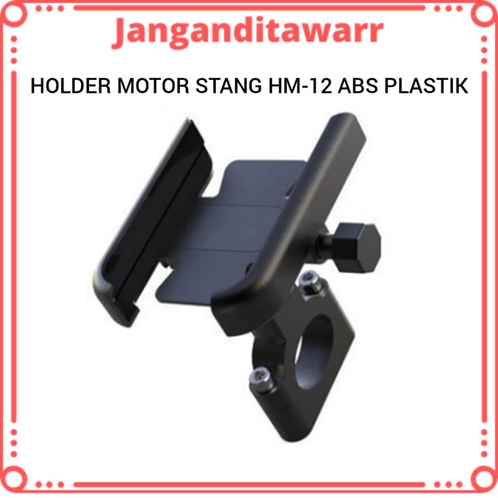 Jual Holder Sepeda Motor Stang HM-12 Rotasi 360° Phone Holder motor Di stang | Shopee Indonesia