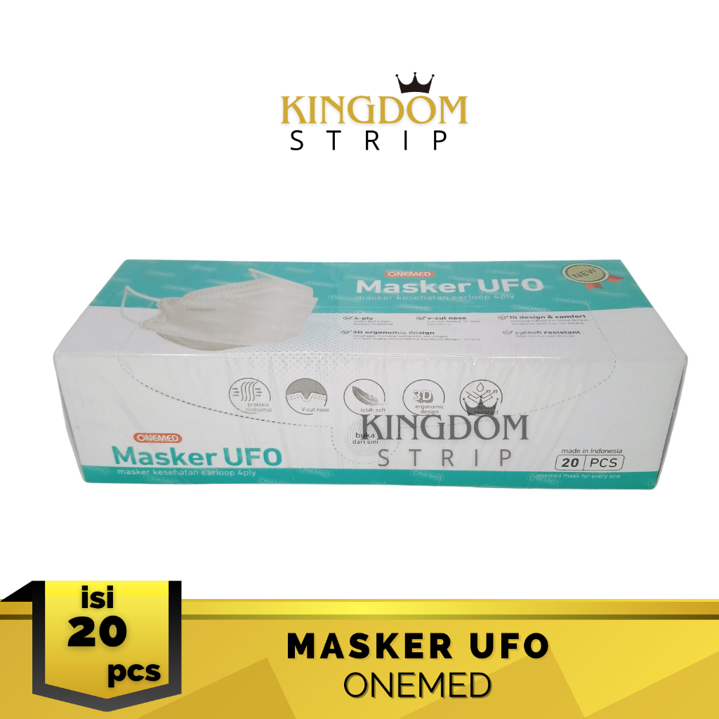 Jual Masker UFO (Masker 3D) Putih Onemed | Shopee Indonesia