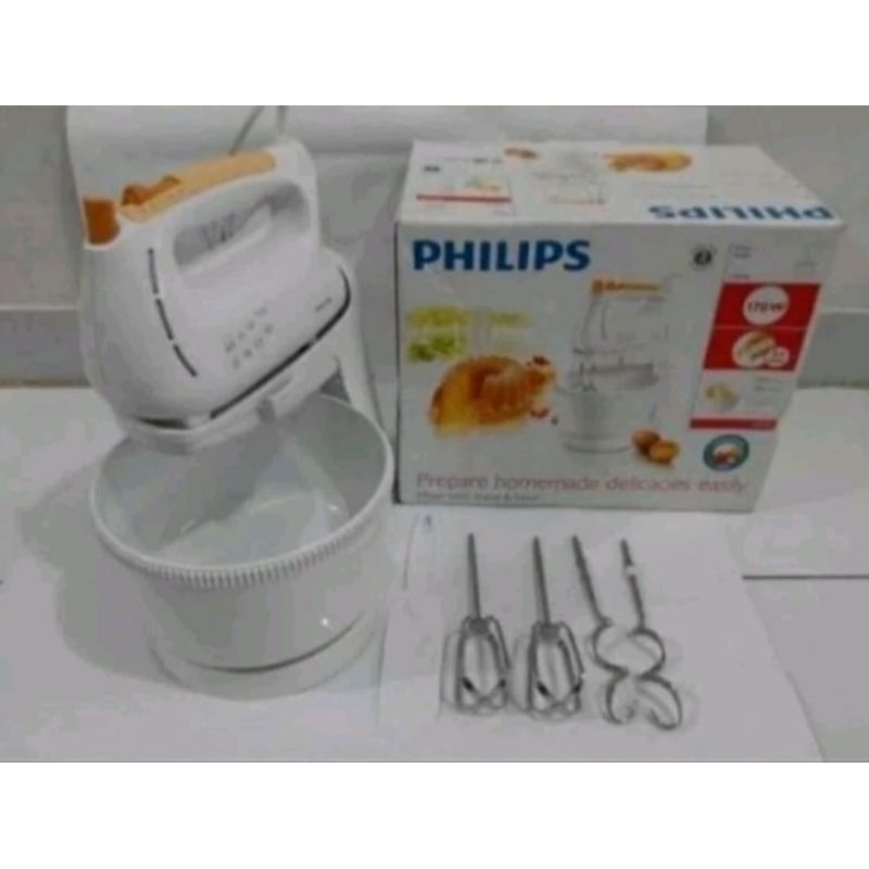 Jual Philips Stand Mixer HR1559/50 - 170 Watt , Stand Mixer with Bowl ...