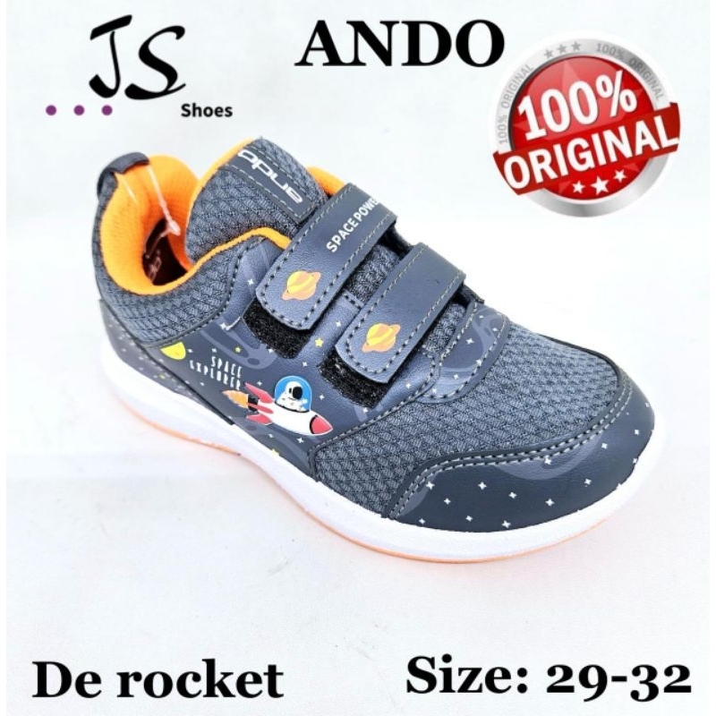 Jual ANDO DE ROCKET - SEPATU SNEAKERS SEPATU SEKOLAH ANAK COWOK MERK ANDO ORIGINAL | Shopee ...