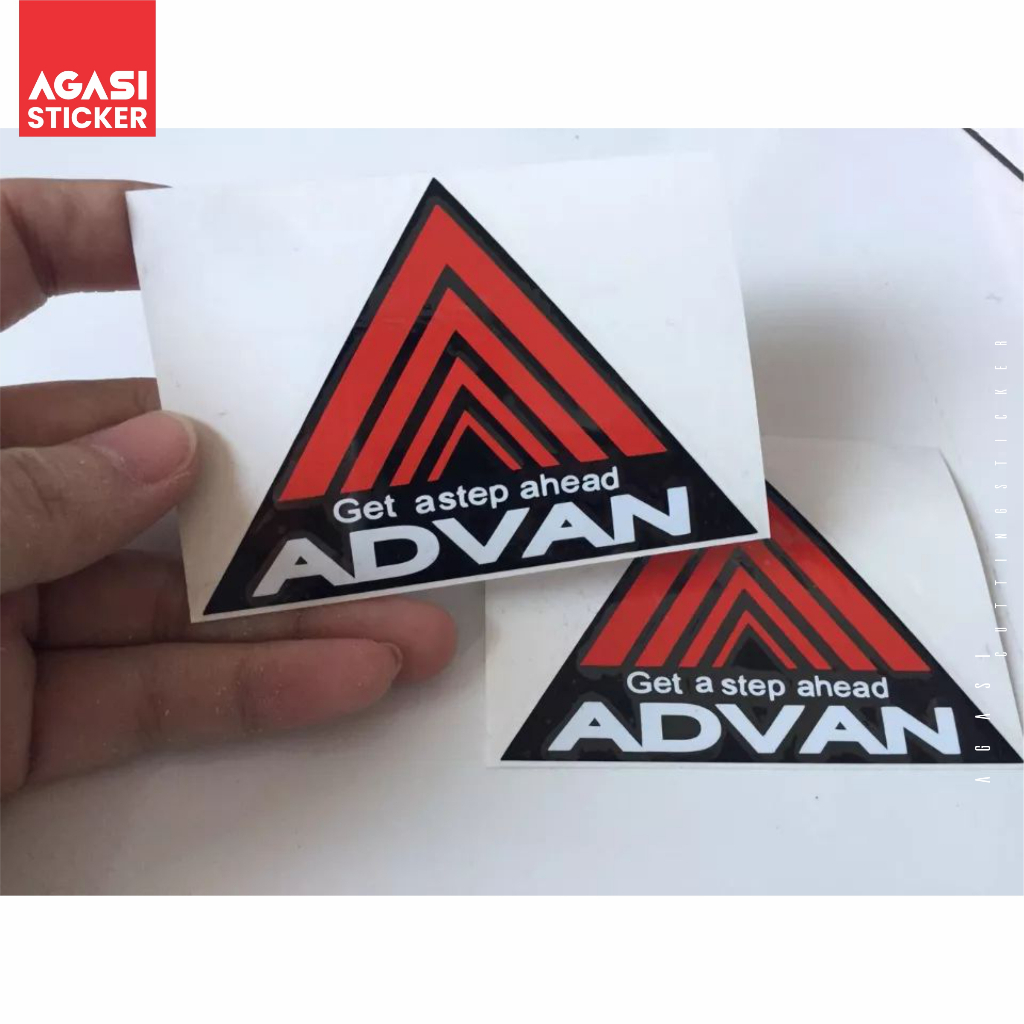Jual Sticker jdm ADVAN segitiga Cutting Sticker | Stiker | Sticker ...
