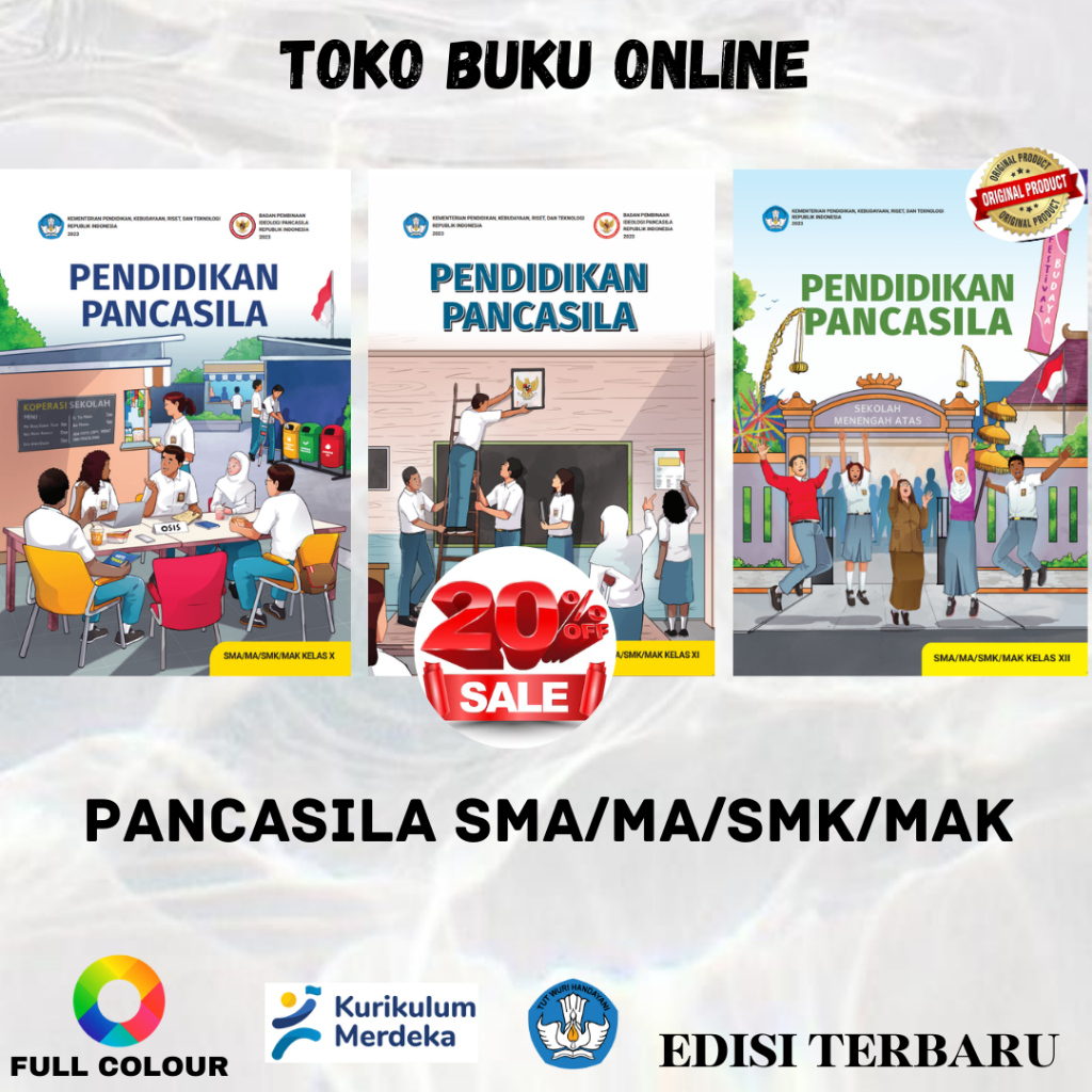 Jual Buku Siswa PENDIDIKAN PANCASILA Kelas 10,11,12 SMA Kurikulum Merdeka | Shopee Indonesia