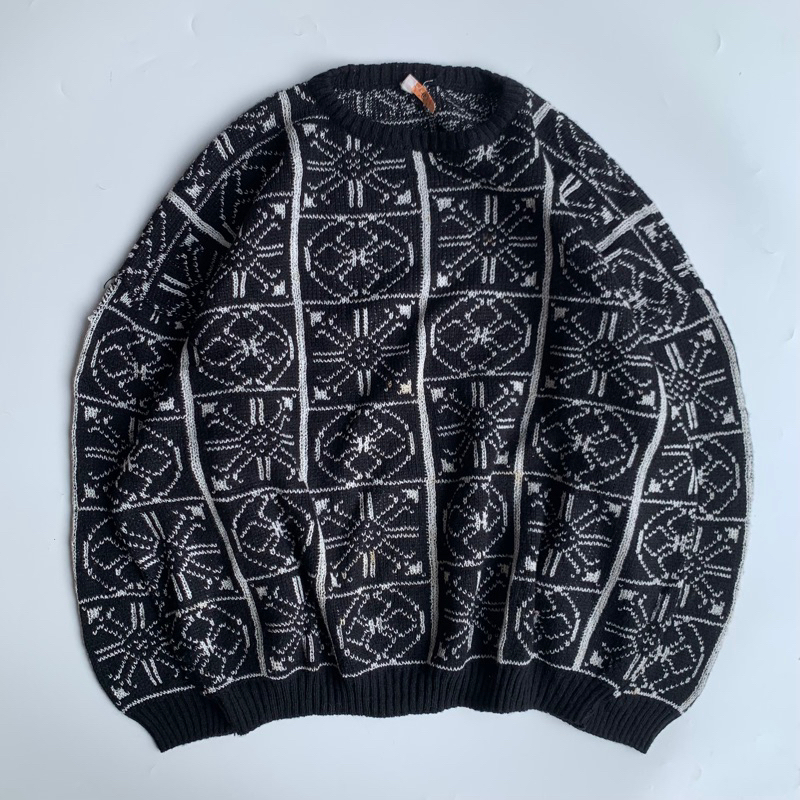 Jual KNITWEAR CARDIGAN VEST VINTAGE 3D PATTERN/SWEATER RAJUT/SWEATER ...