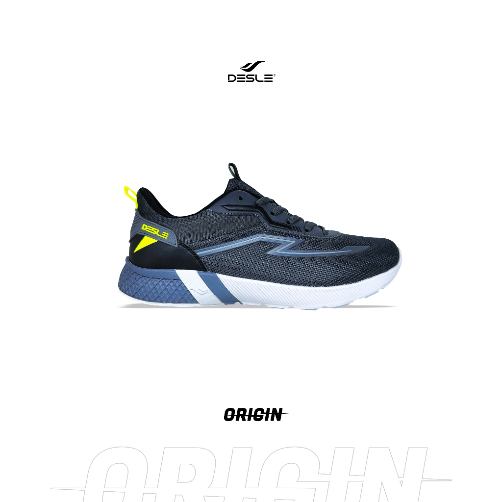 Jual Desle Shoes Sneakers Unisex Origin Abu Tua Citrun | Shopee Indonesia