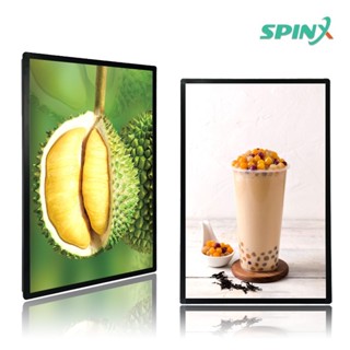 Jual Spin X Slim Light neon Box Menu Display For Wall Mount|LED cafe ...