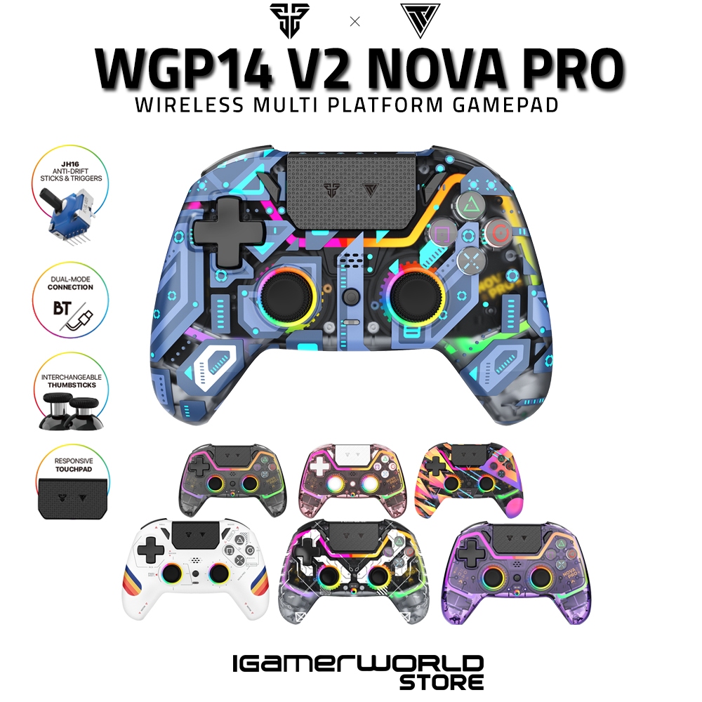 Jual Fantech Nova Pro WGP14 V2 Hall Efect Wireless Gamepad | Shopee ...
